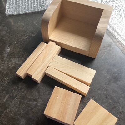 Blank Perpetual Calendar, DIY Wooden Block Calendar, Unfinished ...