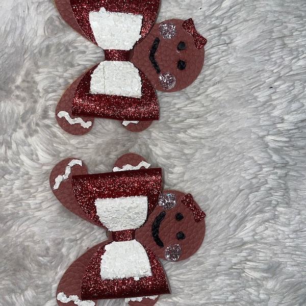 Christmas Gingerbread Bow Template, Christmas Bow SVG, Christmas SVG ...