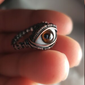 AWAKENING EYE RING// Glass Eye Ring// Eye Jewelry// Evil Eye | Etsy