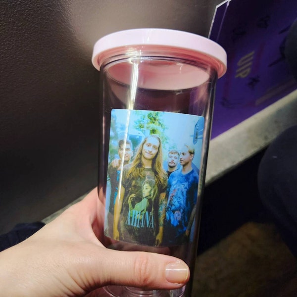 BOBA CUP Personalized Reusable (20oz) Fully Custom Vinyl Design or ...
