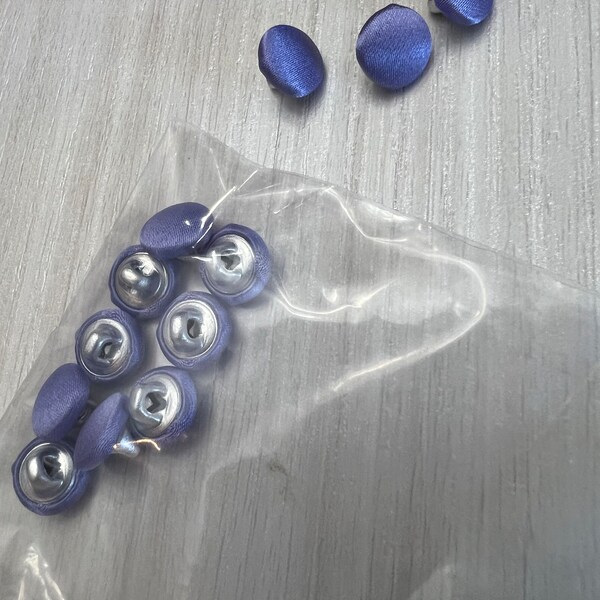 Bridal Buttons Satin Covered by the Dozen Color Lilac Purple Covered ...
