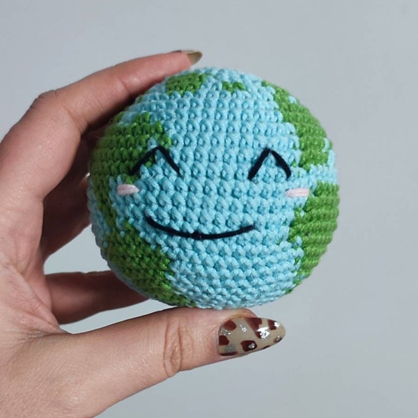 Earth Pattern, Crochet Earth Pdf, PDF Pattern, Space Theme Pattern ...