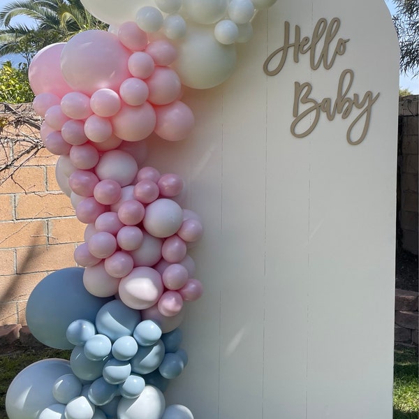 Hello Baby Sign, Oh Baby Shower, Gender Reveal, Cute Baby Shower Back ...