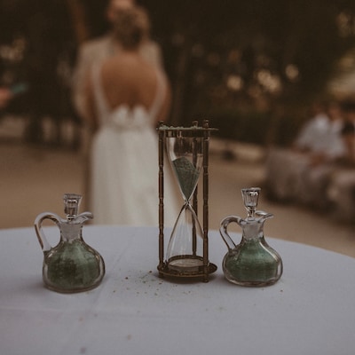 Fillable Hour Glass, Personalized Sand Ceremony Set, Unity Sand, Sand ...