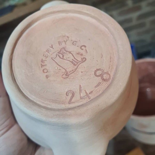 Custom Acrylic Clay Stamp, Custom Pottery Stamp, Ceramic Signature ...