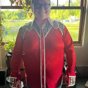 Western Light Pink Show Shirt Western Show Shirt for Women Horse Riding ...