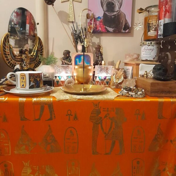 Atlantean Ankh Cross *egyptian/ Goddess/ God/ Brass/ Copper/ Healing ...