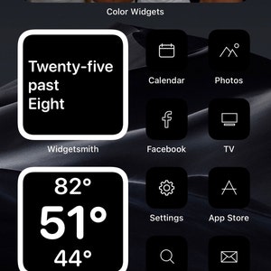 Ios 15 App Icons | 75+ Minimalist Dark Theme Icons - Etsy