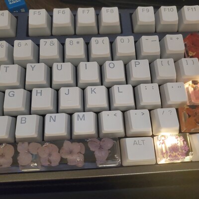 Orange Resin Keycap, Cute Keycap, Space Bar Keycap, Custom Keycap ...