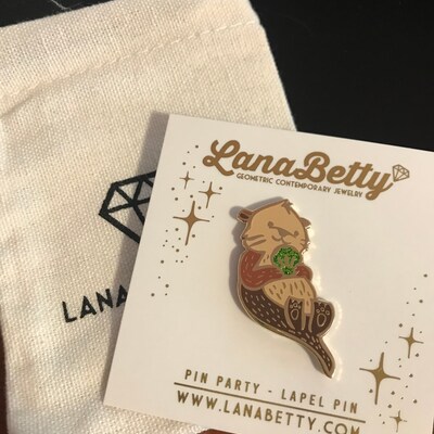 Lapel Pin Ice Cream Cone With a Cherry on Top White - Etsy