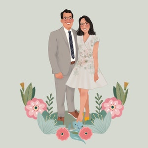 Custom Portrait Cartoon Portrait Custom Illustration Custom | Etsy