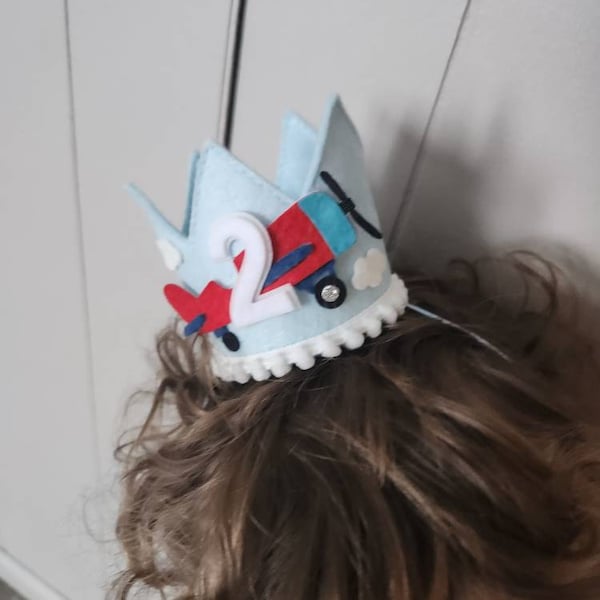 Airplane Birthday, Airplane Party Theme, Airplane Birthday Crown ...
