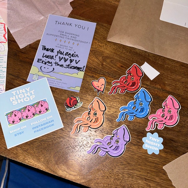 Moody and Pink Sticker Pack, Small Sticker Pack, Relatable Stickers - Etsy