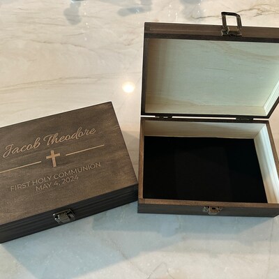 First Holy Communion Gift Box, Memory Box, 1st Communion Keepsake Box ...