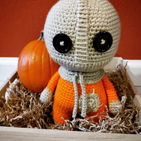 Halloween Spirit Sam Crochet Pattern Amigurumi Toy, Crochet Halloween ...