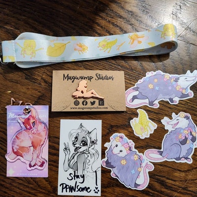 Opossum Vinyl Stickers pack of 3 Cute Waterproof Possum Sticker Pack - Etsy