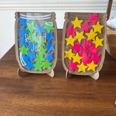 Reward Jar SVG Kids Reward Chart Svg Teacher Reward Jar Kids SVG Laser ...