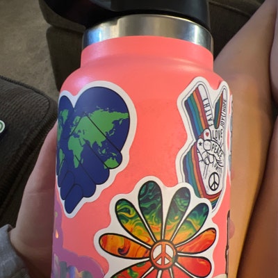 50pcs Hippy Hippie Stickers Pack Peace and Love Camper Van VW CND Car ...