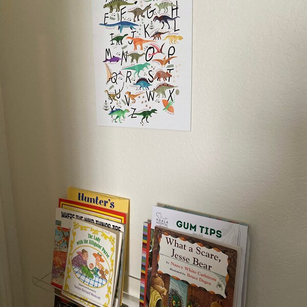 Dinosaur Alphabet, Alphabet Poster, Canvas Poster, Canvas Print ...