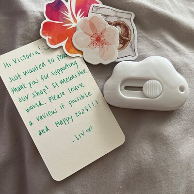 Cute Trendy Cloud Box Cutter Mini Paper Cutter Retractable - Etsy