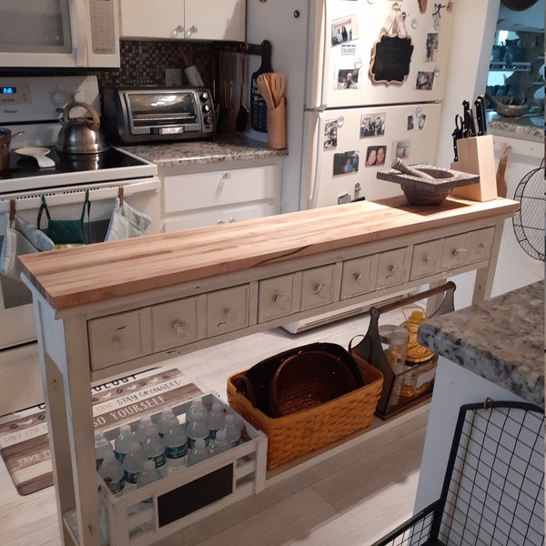 Custom Butcher Block Wood Countertops - Etsy