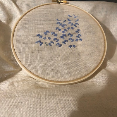THE DRAWN THREAD texas Bluebonnet Counted Cross Stitch ...