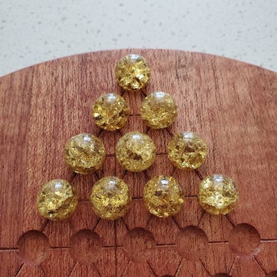 14mm 10 Cracked Marbles Fried Marbles Translucent Pink - Etsy