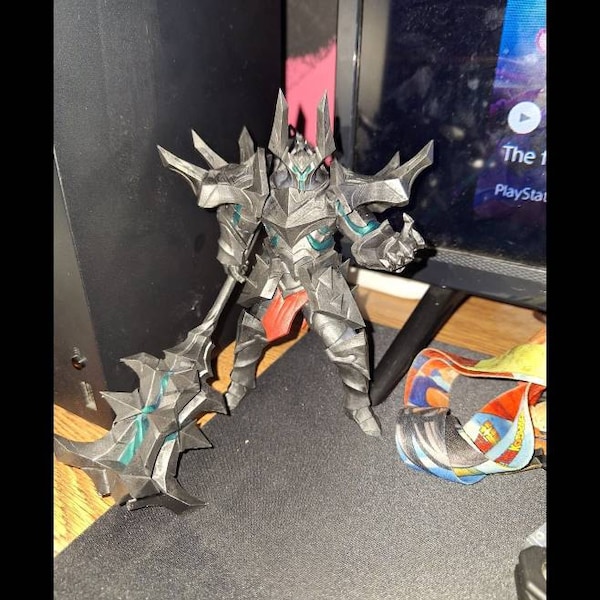 Mordekaiser Figurine: League of Legends Fan Art, 3D Printed (15/20 Cm ...
