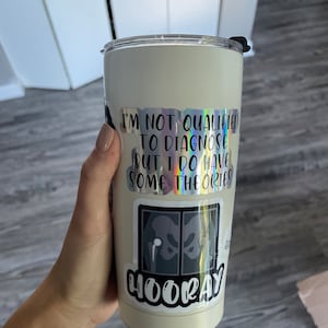 Funny Sticker Nurse Sticker Holographic Sticker, Xray Sticker, Dark ...