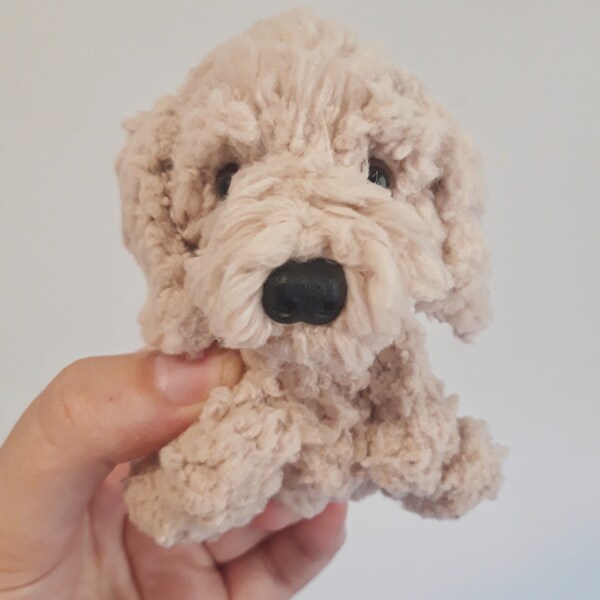 Crochet Cockapoo Pattern, Amigurumi Dog Pattern, Dog Stuffed Animal ...