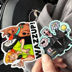 Scary Movie Sticker Funny Horror Stickers Wazzup Collectible Slaps ...
