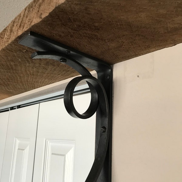 Shelf Bracket Hand Forged - Style 03 Modern - Made in USA - Etsy