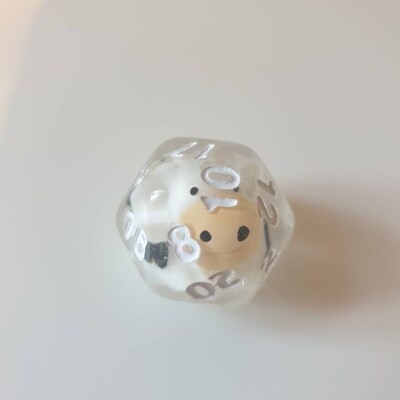 Dairy20 D20 Dice With a Cow Inside Single D20 - Etsy