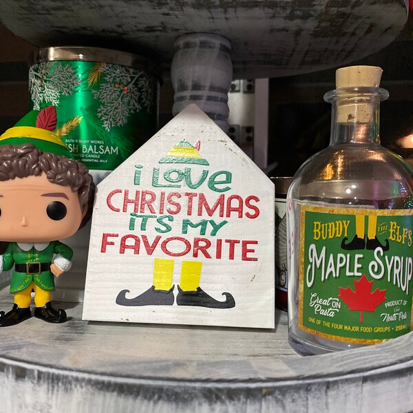 BUDDY the Elf's SYRUP BOTTLE Decoration (1)fill Yourself - Syrup Not ...