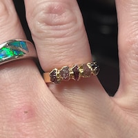 Mood Ring, Diamond Accent Ring, Best Friend Birthday Gift, Color ...
