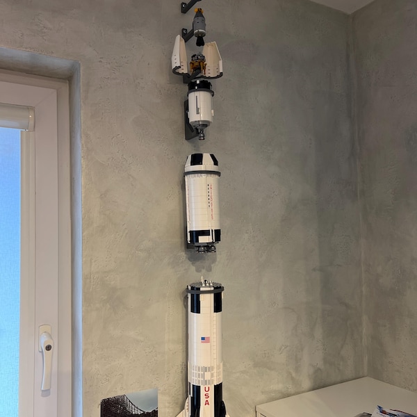 Wall Mounting Kit for Displaying Apollo Saturn V Rocket - Etsy