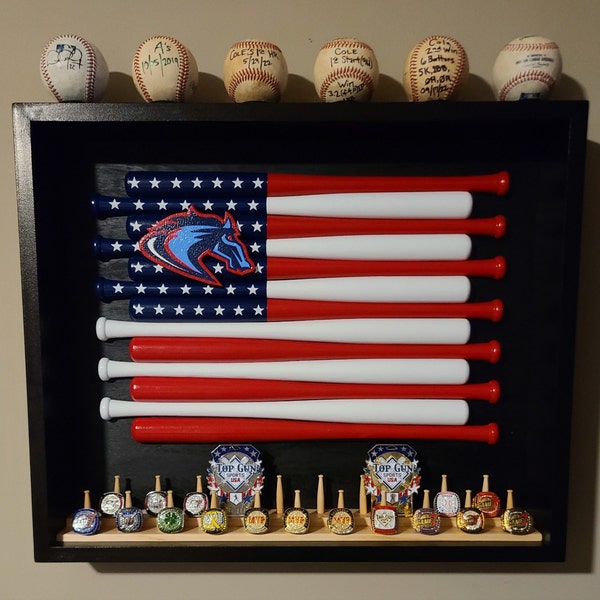 Texas Custom Baseball Bat Flag - Etsy
