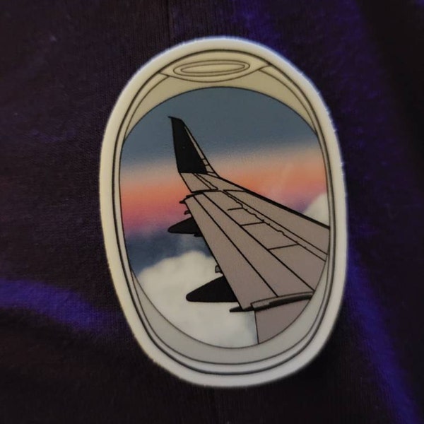 Holographic Travel Inspired Sticker, Waterproof Waterbottle Sticker ...