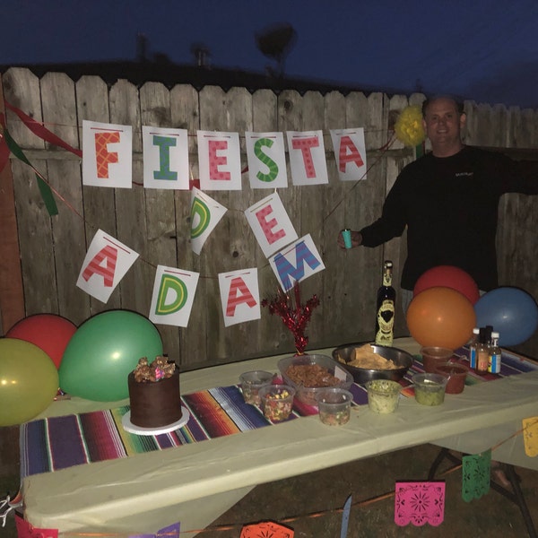 Fun Fiesta Alphabet Clipart - Digital Hand Drawn Letters, Scrapbook ...