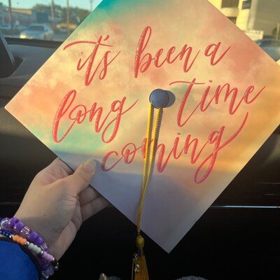 AKA Graduation Cap PRINTED Grad Cap Design Alpha Kappa Alpha Graduation ...