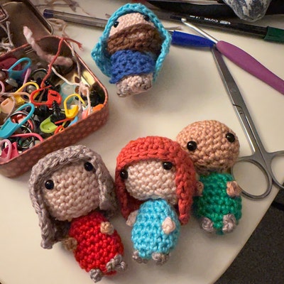 Tiny People Amigurumi Pattern. Pdf Crochet Pattern (Download Now) - Etsy