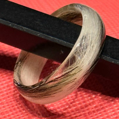 Lock of Hair Keepsake Ring, Custom Resin Jewelry, Clear Memorial Ring ...