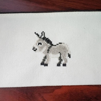 Donkey Cross Stitch Pattern PDF Donkey Embroidery Instand Download ...