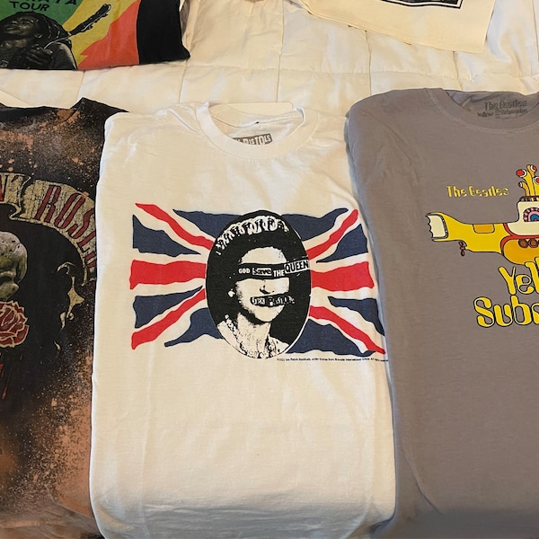 Classic Rock Vintage Band Tshirt Mystery Box, Rock Tshirt, Band Tee ...