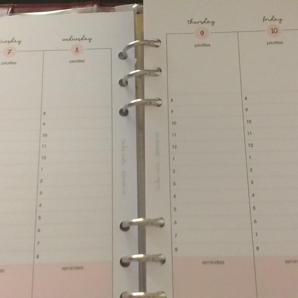 Yearly Overview A5 Planner Insert Special Dates Summary Planner Refill ...