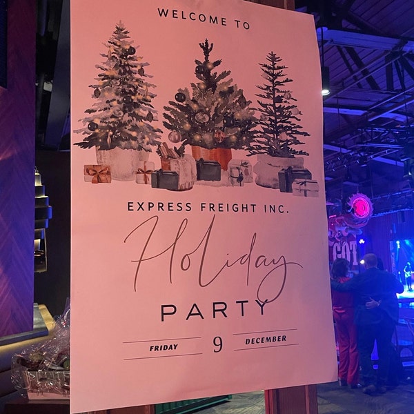 Christmas Welcome Sign, Welcome Poster, Printable Welcome Sign, 5 Sizes ...