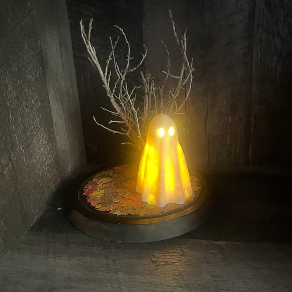 3D Printed Ghost Set - Crochet Look - Perfect for Halloween Decor - Etsy