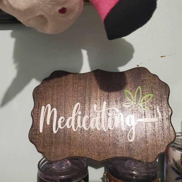 Sorry... We're Stoned Door Hanger, Stoner Hanging Sign, Stoner ...