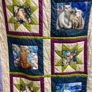 Cat Fabric Cat Breeds Packed Kittens Keith Kimberlin - Etsy