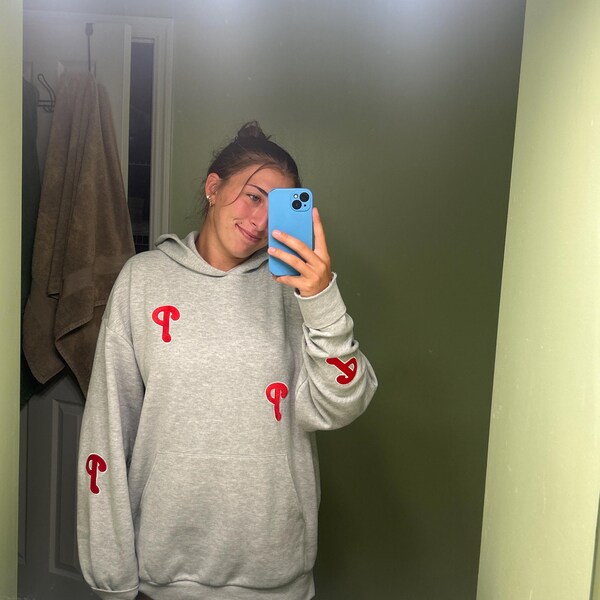 Phillies Hoodie . Custom Embroidered Hoodie - Etsy
